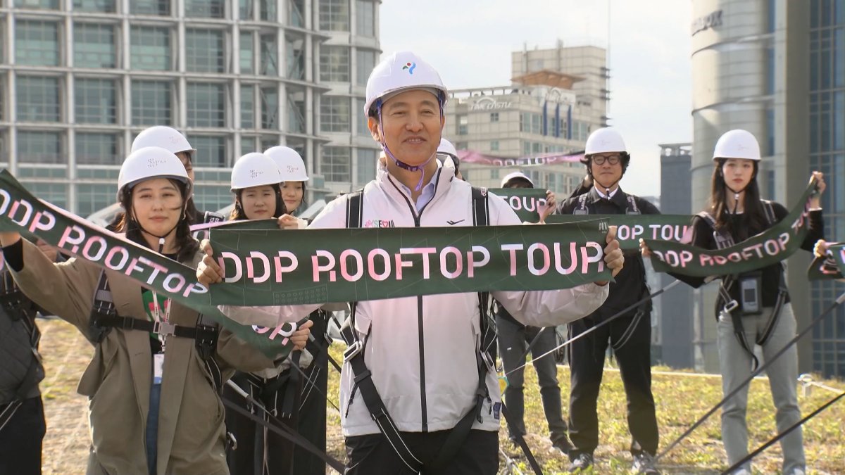 DDP 지붕에 올라 도심 구경…DDP 10주년 기념 '루프탑투어'(종합) | 연합뉴스