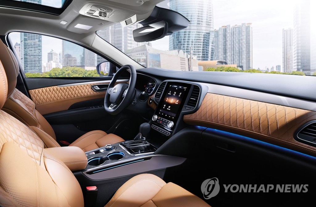 'SM6' 2022년형 모델 내부 | 연합뉴스