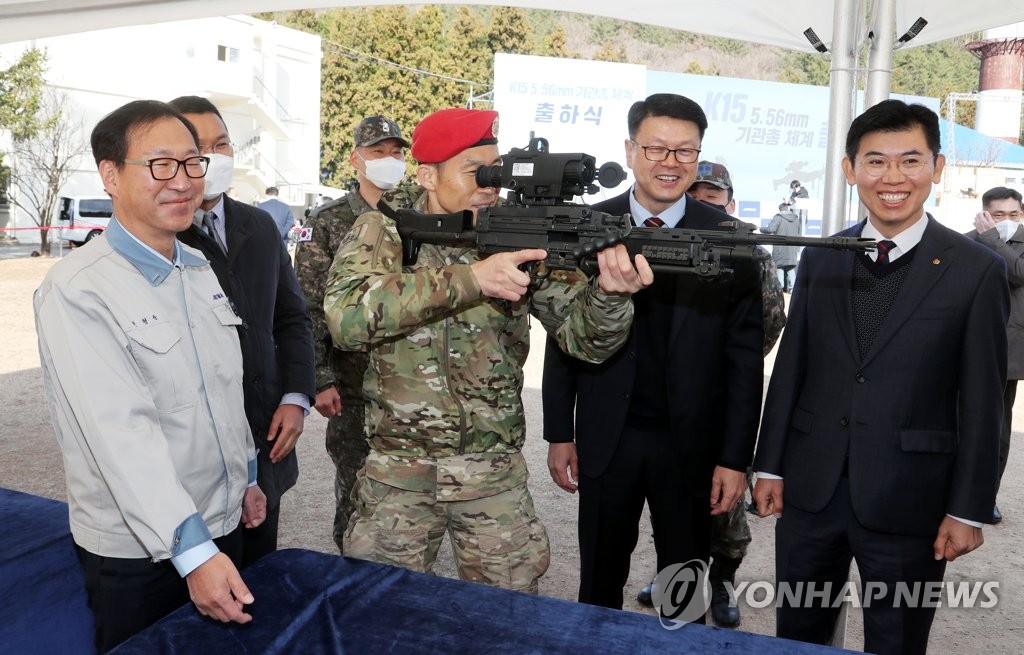 SNT모티브, K15 기관총 출하…노후 K3 대체 | 연합뉴스