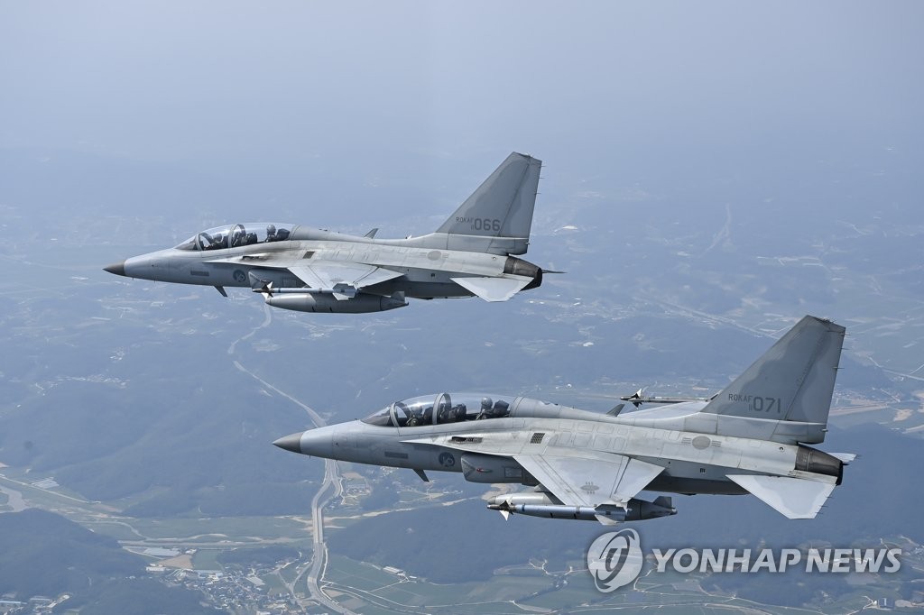 New TA-50 trainer jet delivered to Air Force | Yonhap News Agency