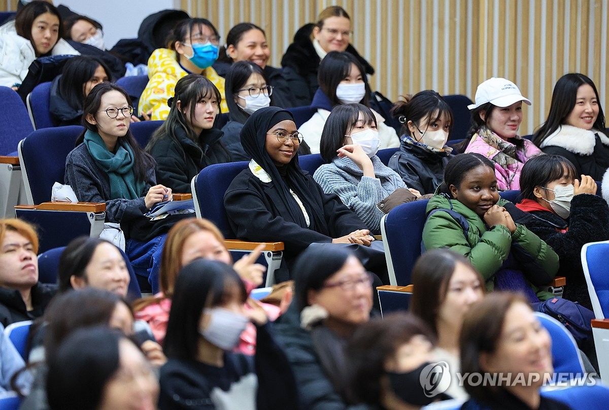 이화여대서 열린 외국인 한국어 말하기대회 연합뉴스