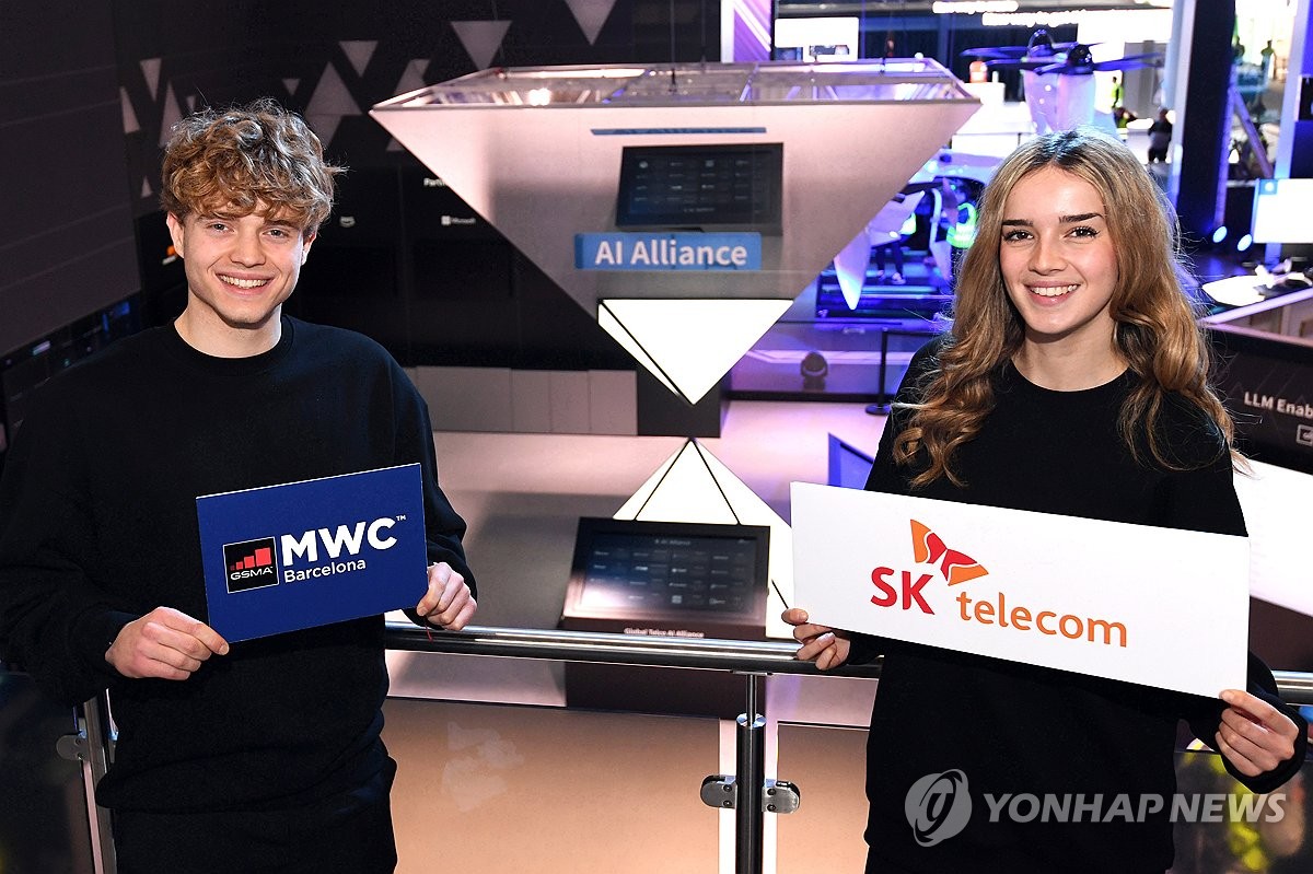 SKT, MWC 2024서 'AI 연합' 본격화 | 연합뉴스